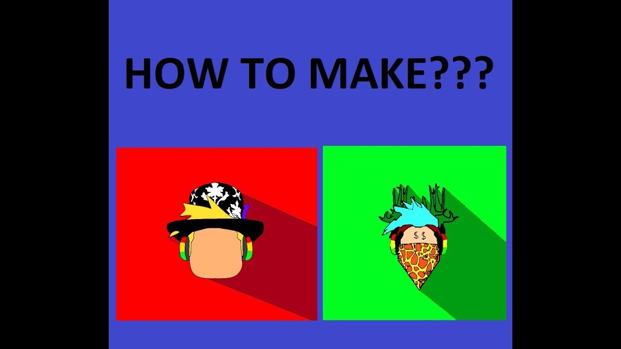 How to make your own, cartoon head in ROBLOX. | ROBLOX #DawololeK - YouTube