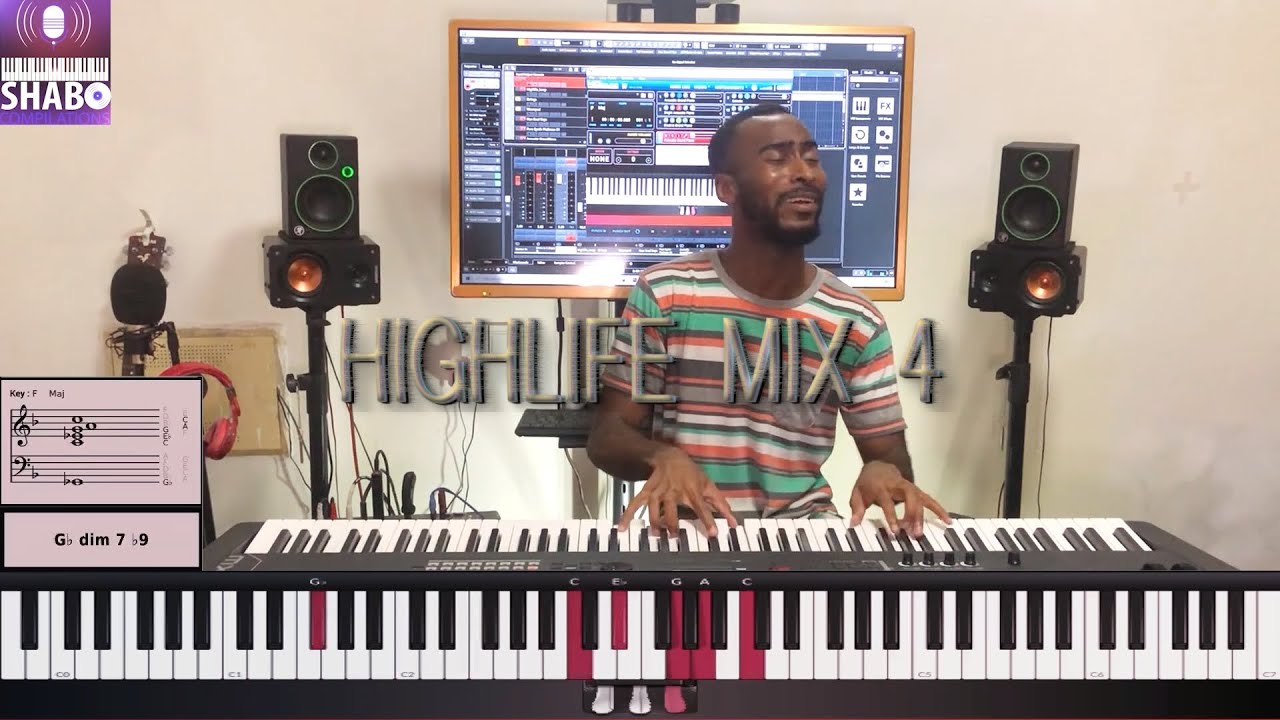 Highlife Mix 4 - Sweet Harmonies and Groove on Piano - YouTube