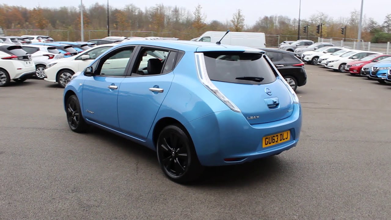 NISSAN|LEAF|BLUE - GU63DLJ - YouTube
