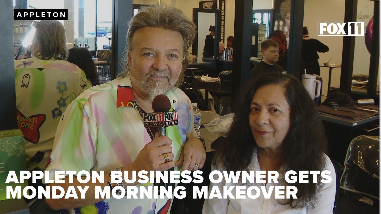 Appleton business owner and CEO gets a Monday Morning Makeover - YouTube