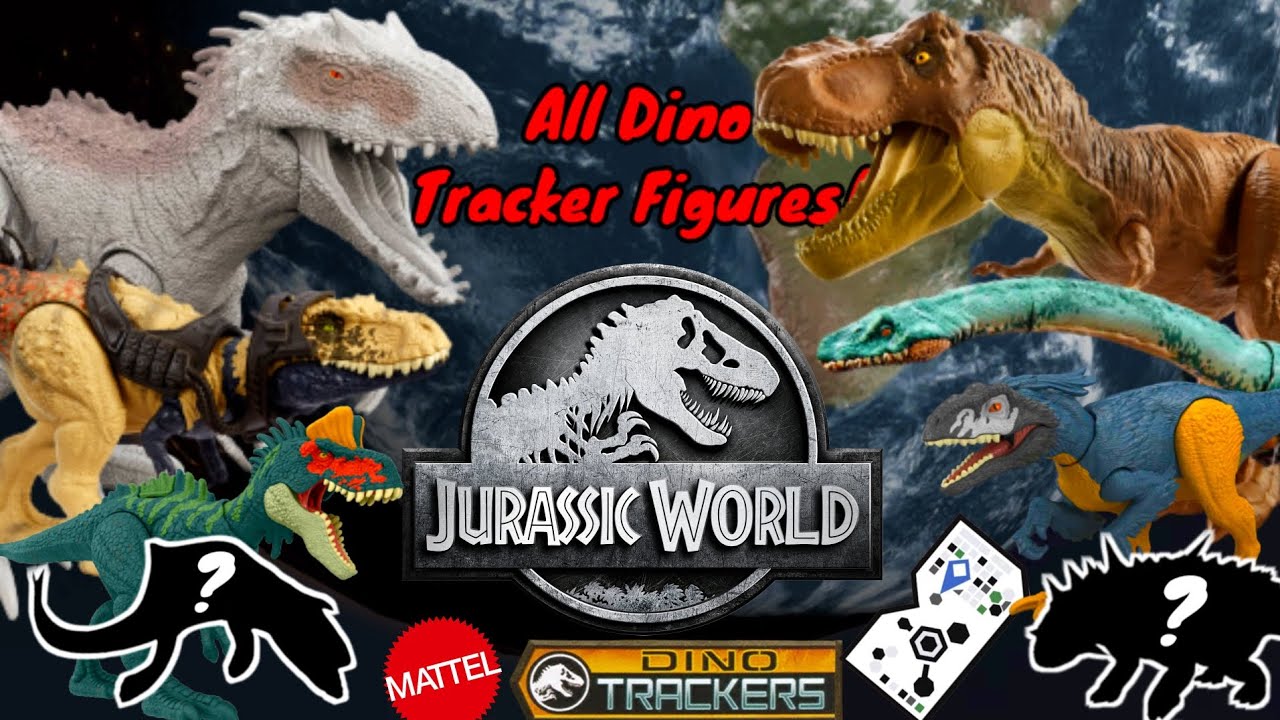 All Jurassic World Dino Tracker Figures So Far!! (+Working Scan Codes ...