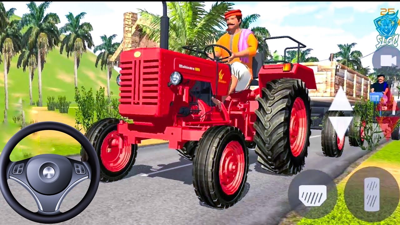 Tractor wala Game | Mahindra Tractor Game | Best Indian Tractor Trolley ...