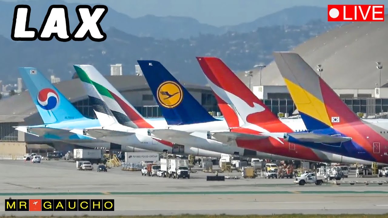 🔴 LIVE LAX PLANE SPOTTING | LAX AIRPORT LIVE - YouTube