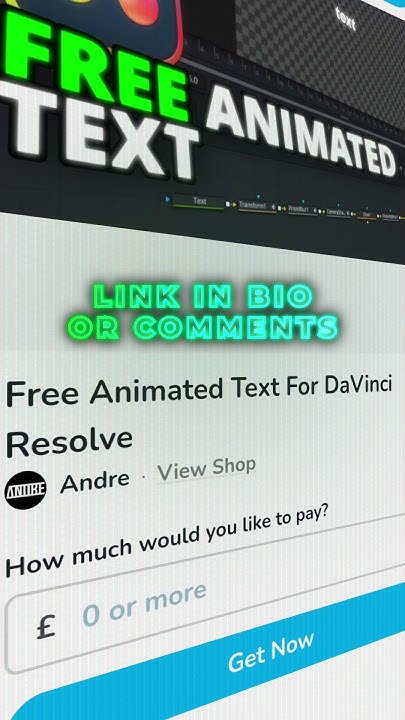 How To STICK ANIMATED TEXT To a MOVING Object In DaVinci Resolve - YouTube