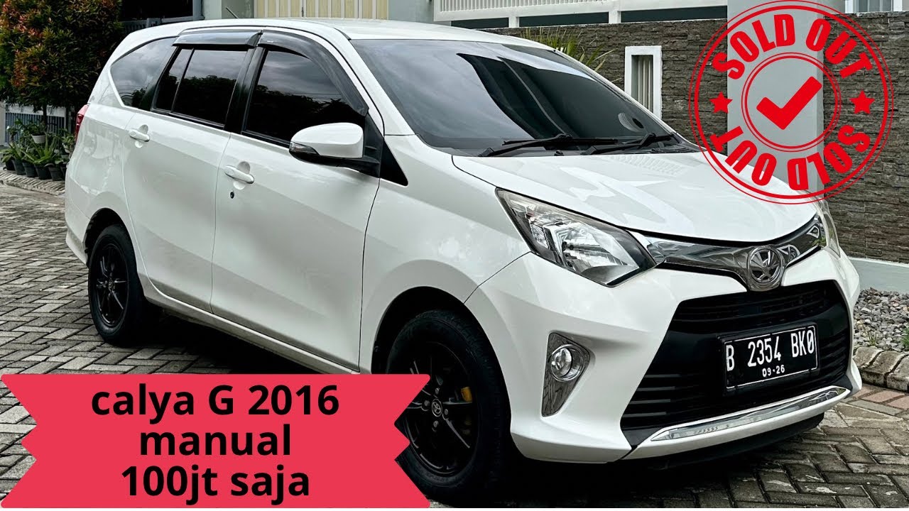 Toyota calya G 2016 manual - YouTube