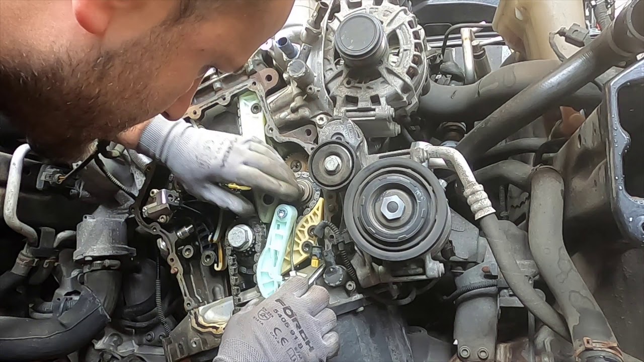 1,8 TFSI Timing Chain replacement - YouTube