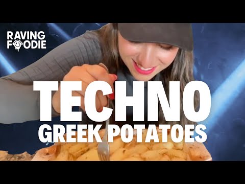 Cooking Greek Lemon Potatoes + Progressive House & Peak-Time Techno (Live Set) | Raving Foodie