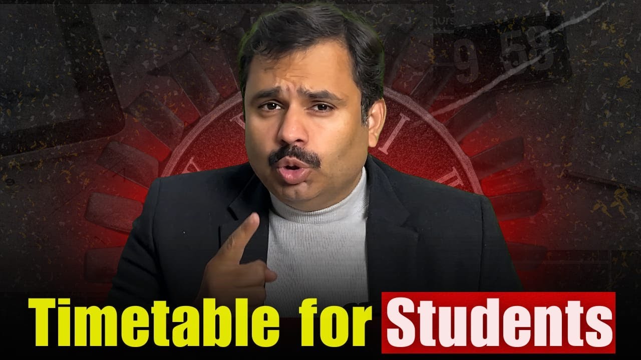 The Perfect Study Timetable Formula! 📚⏳Achieve More in Less Time - YouTube