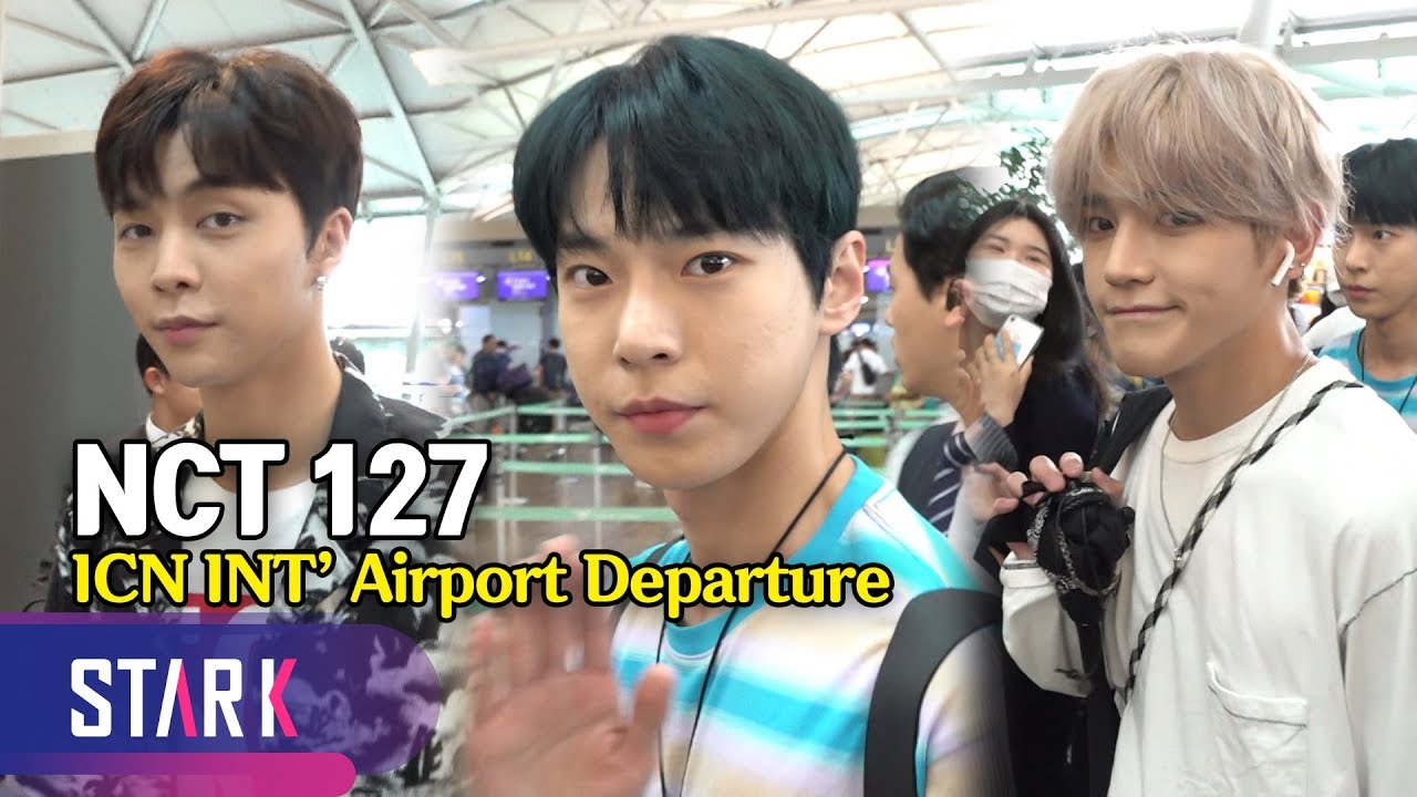 NCT 127, 20190619_ICN INT' Airport Departure (NCT 127, 보정이 필요 없는 비주얼 ...