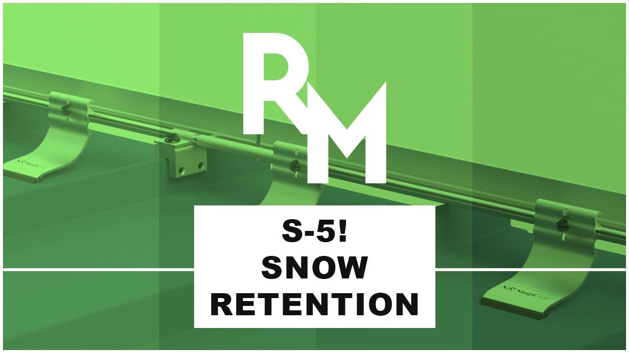 S-5! ColorGard® Snow Retention - YouTube