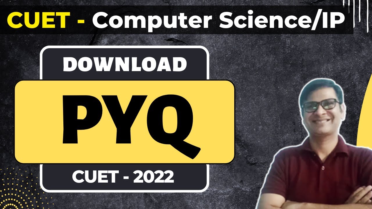 Download CUET Computer Science Previous Year Question Paper 2022 | CUET ...