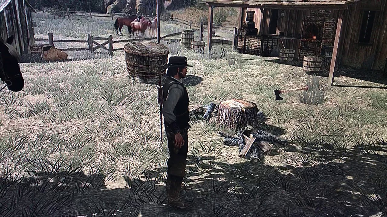 RDR1 ghost with axe - YouTube