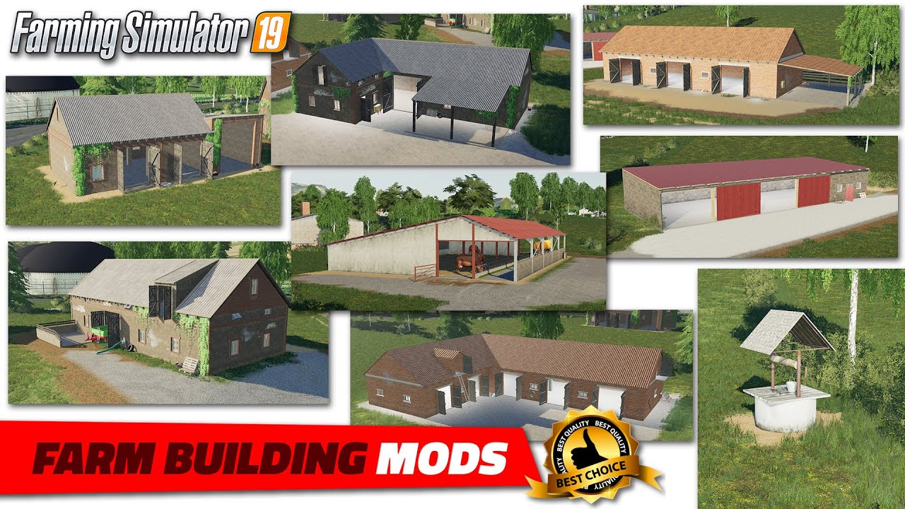 FS19 | New Farm Building Mods (2020-07-15) - review - YouTube