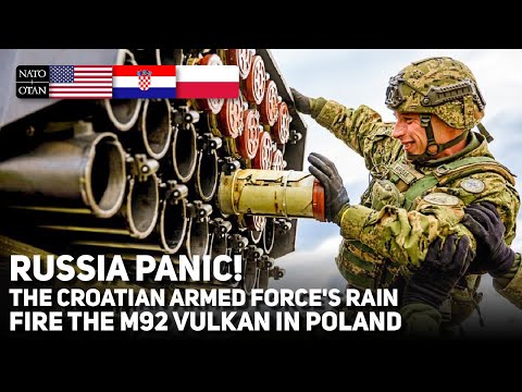 Russia Panic! The Croatian Armed Force's Storm Battery 'Rain Fire The M92 Vulkan' in Poland