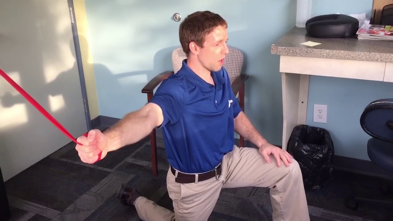 Shoulder Internal Rotation Isometric Wave - YouTube