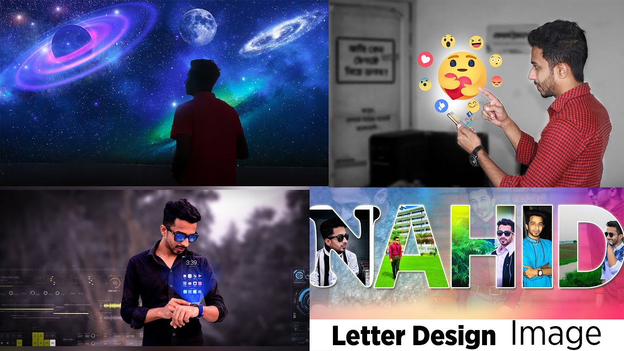 Photo Manipulation and Social Media Cover Design Tutorial Intro - YouTube