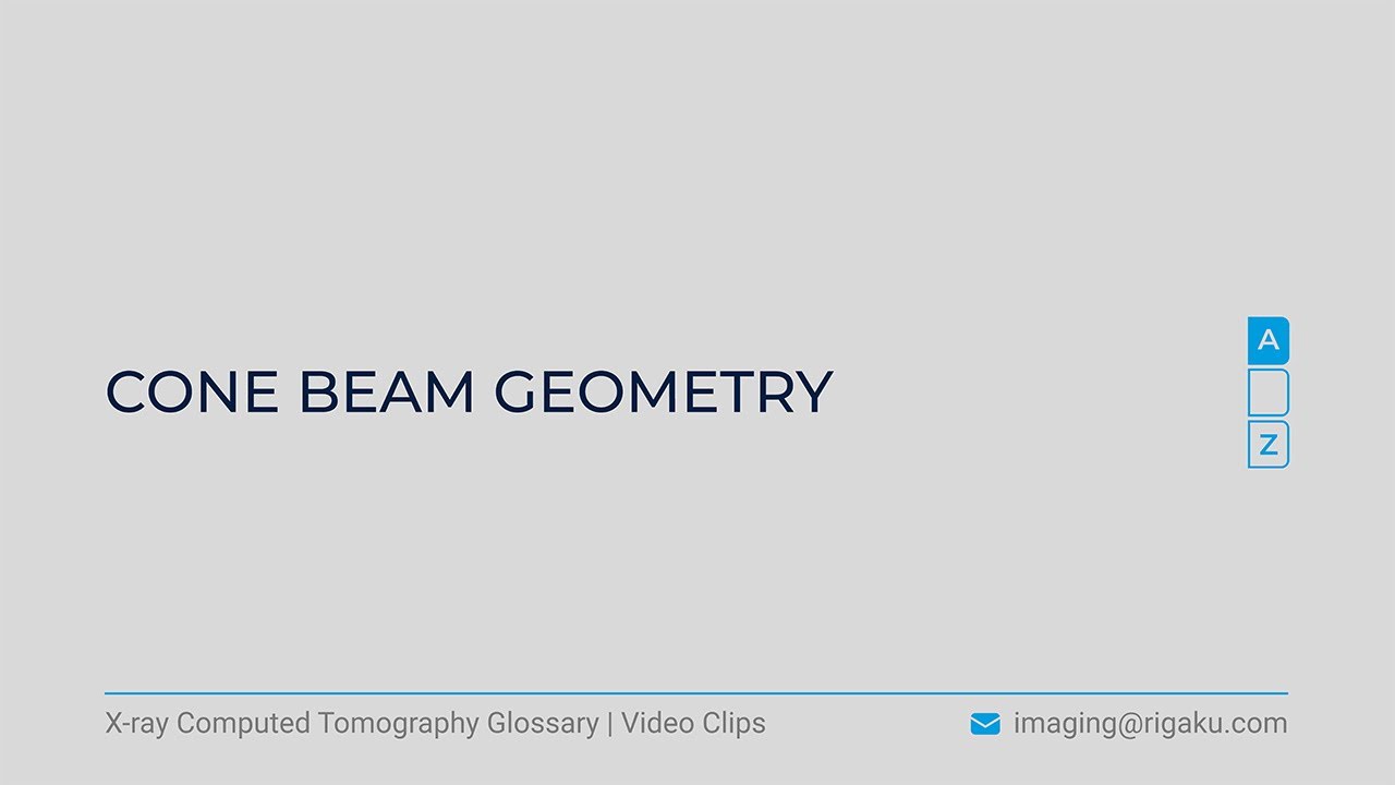 X-ray CT glossary - Cone beam geometry - YouTube