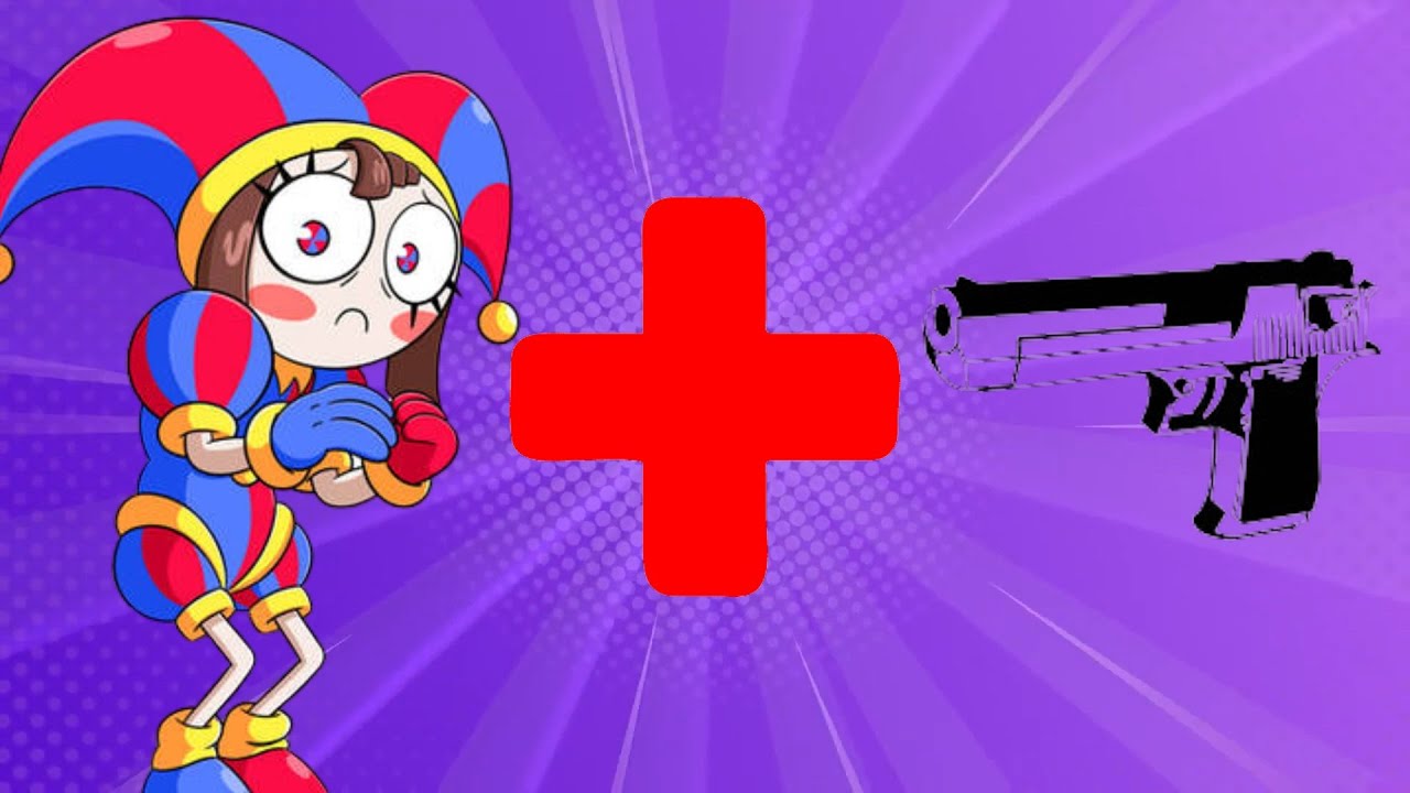 POMNI + Gun = ??? AMAZING DIGITAL CIRCUS ANIMATION 🎪 - YouTube