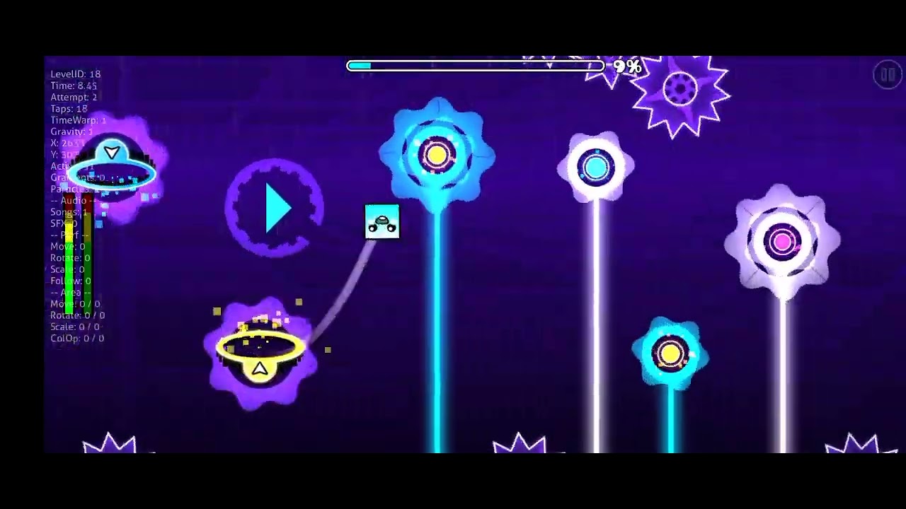 main gd part 3 moment di abaikan time machine and theory of everting 😭😭 ...