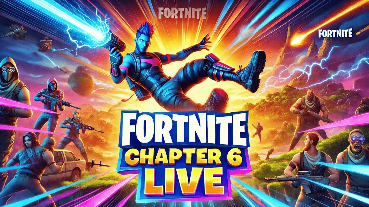 🎮 Fortnite Chapter 6 LIVE: Jump into the Action! 🚀 - YouTube