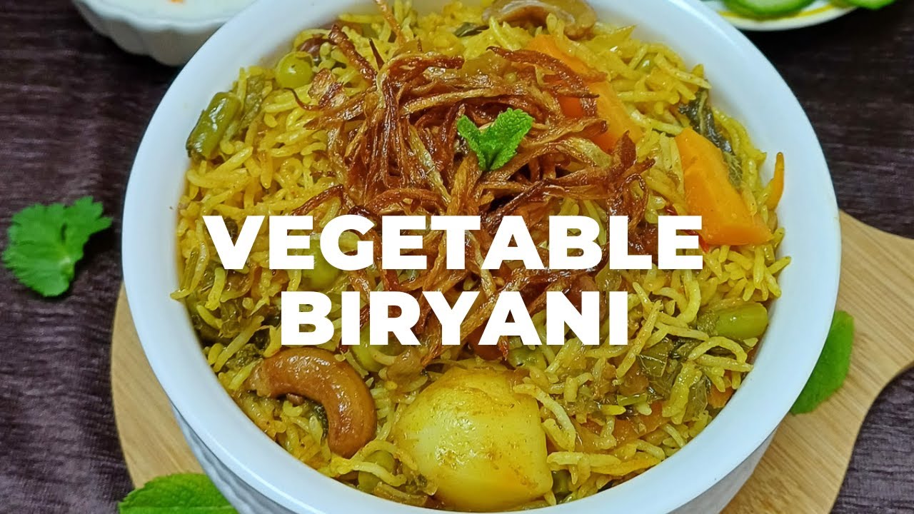 VEGETABLE BIRYANI l EASY INSTANT POT BIRYANI RECIPE - Flavours Treat ...