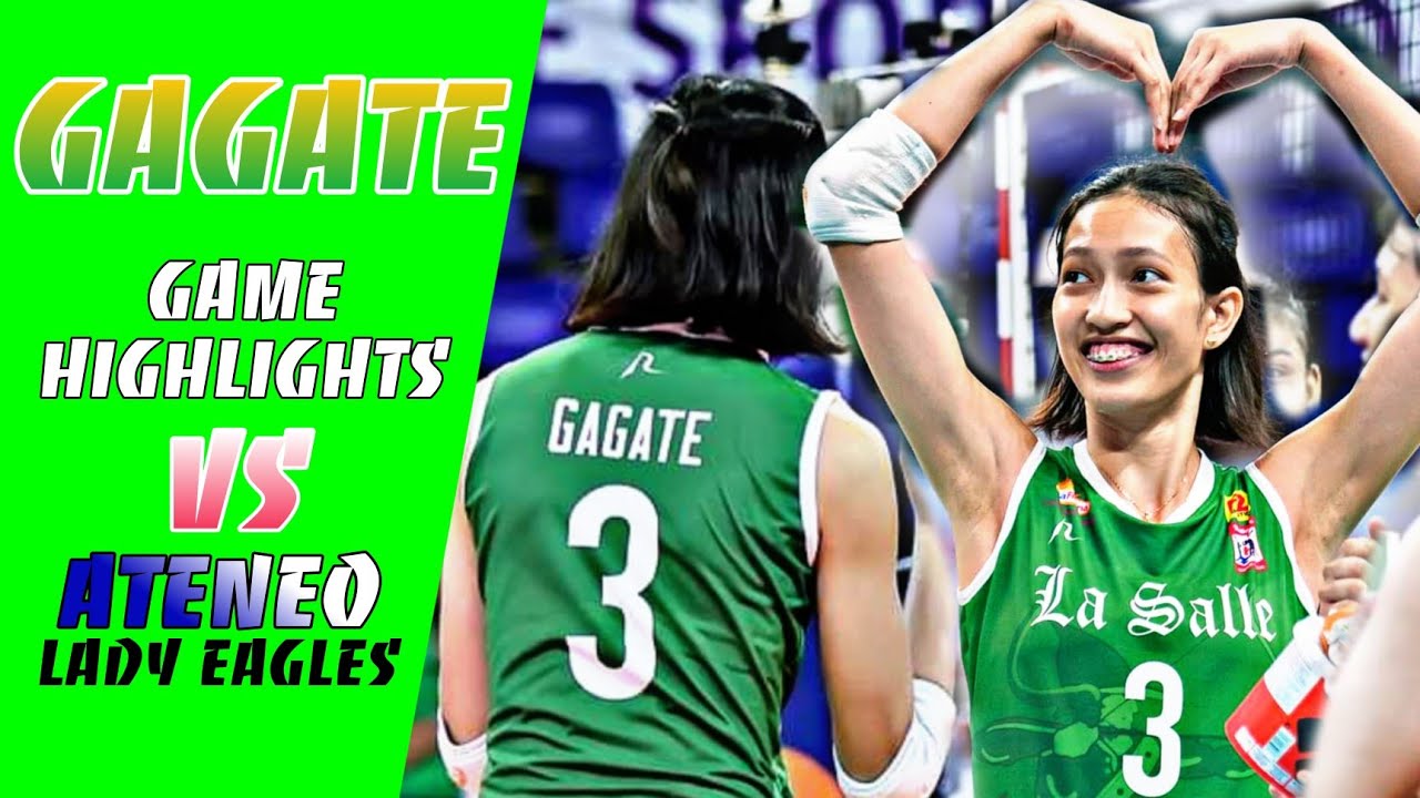 Thea Gagate highlights vs Ateneo | SSL | November 06, 2022 | MVP of the ...