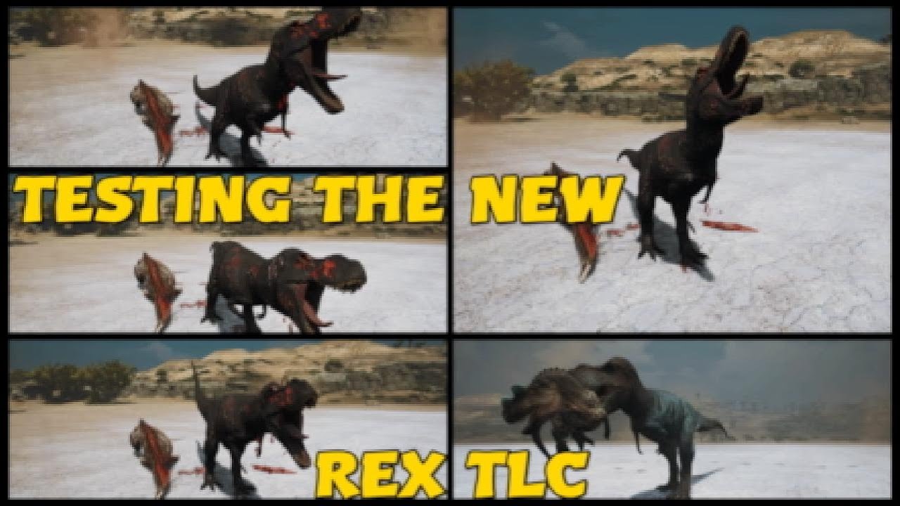 PATH OF TITANS TESTING THE NEW REX TLC - YouTube