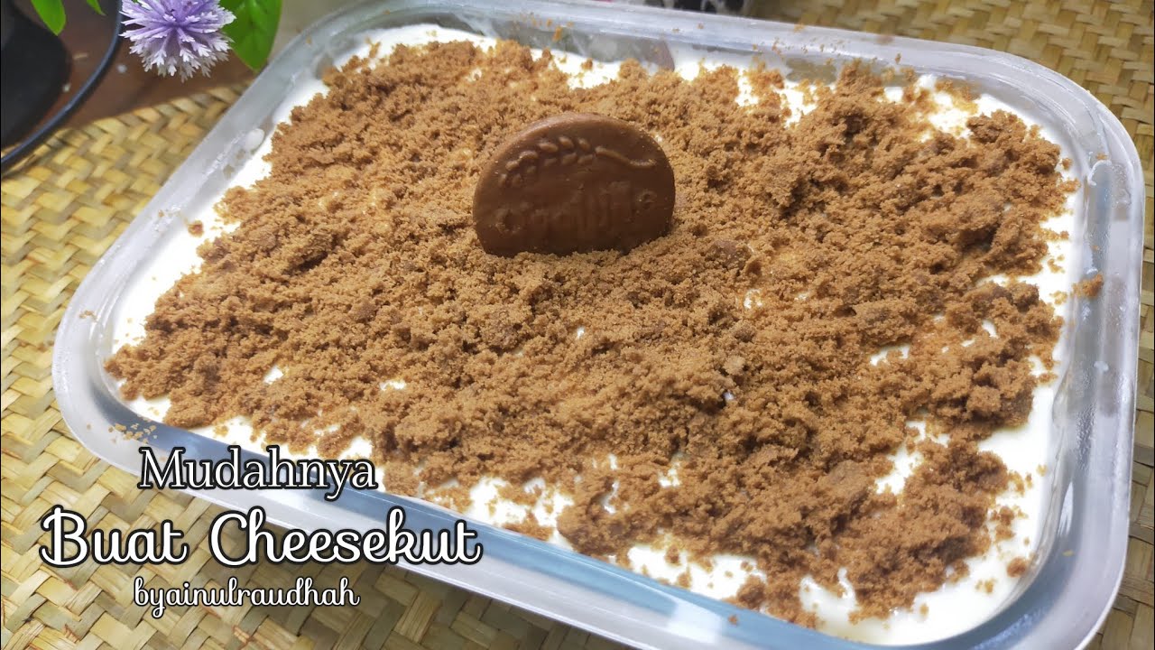 Cara Buat Cheesekut Paling Ringkas yang penting Sedap - YouTube