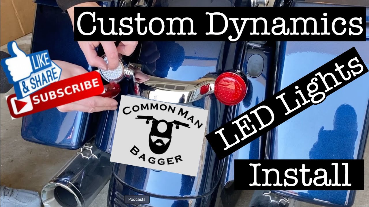 Custom Dynamics LED Turn Signal Inserts with Load Equalizer Install ...