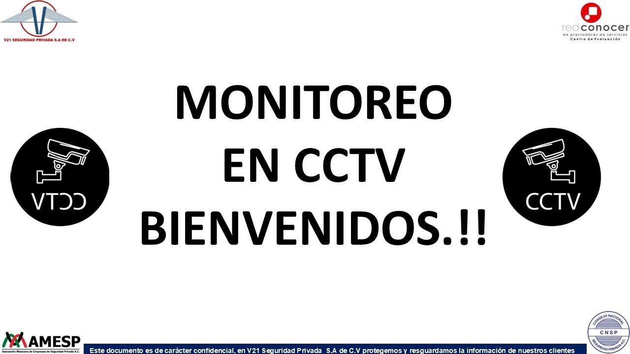 CURSO MONITOREO EN CCTV - YouTube