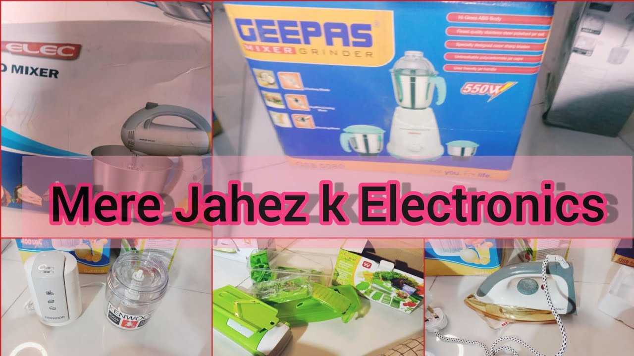 Electronic Item For My Wedding|| Mere Jahez k Electronic ka Saman ...