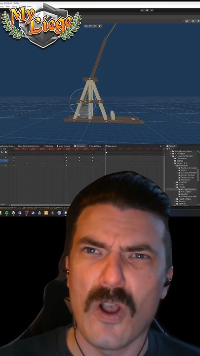 Game Dev, Animating Trebuchet #gamedevblog #gaming #3dgamedevelopment #gamedev #unity3d # ...