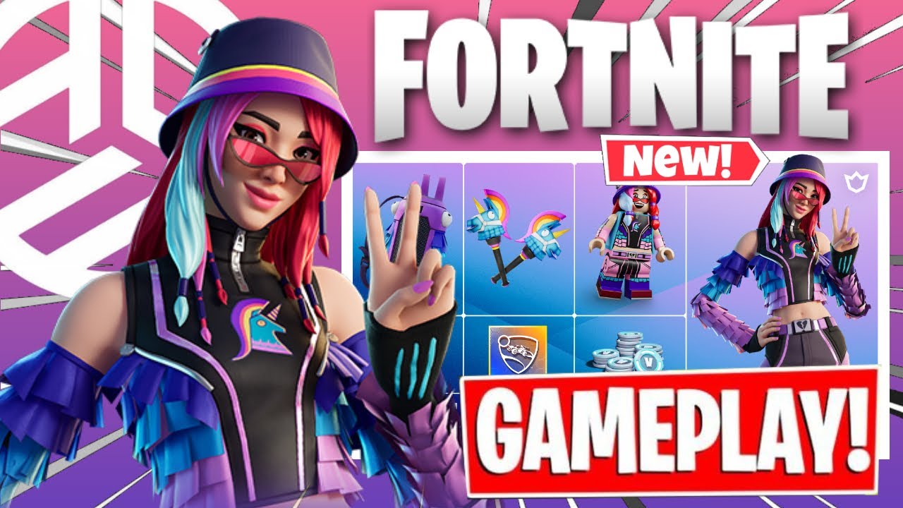 LANA LLANE Skin Gameplay In Fortnite (Fortnite Crew) - YouTube