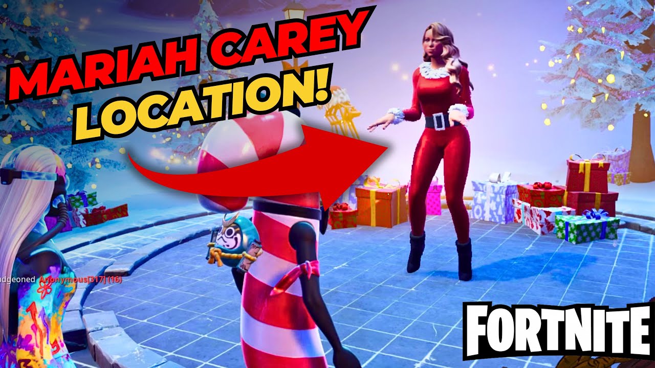 Where is Mariah Carey in Fortnite Map | Mariah Carey Location ( Mariah ...