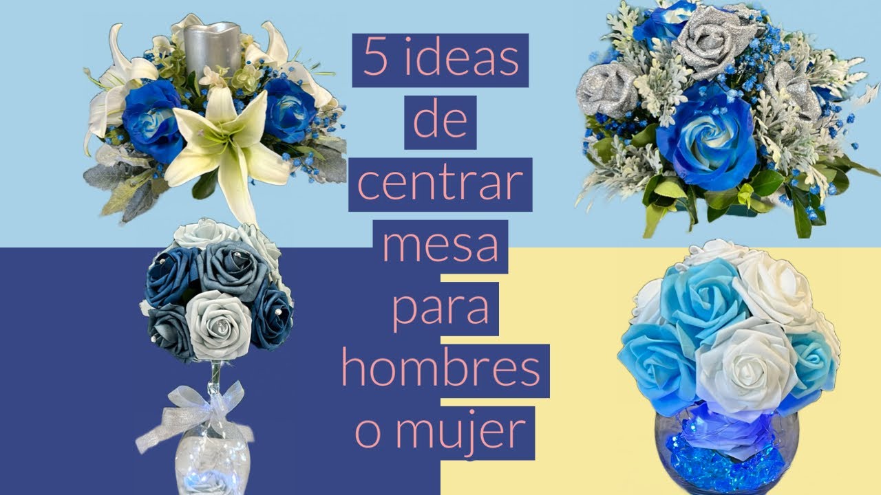 5 ideas para tu evento en tonos de color azul - YouTube