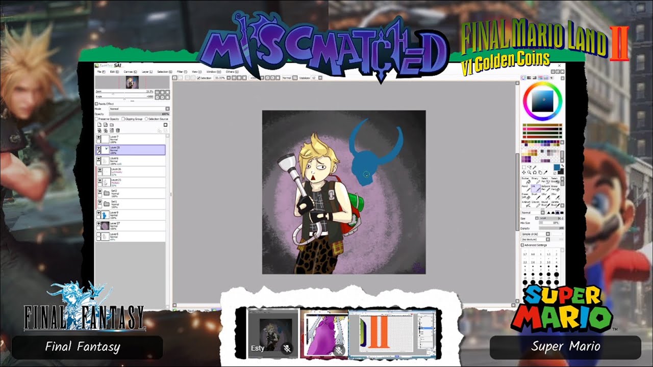 Super Mario & Final Fantasy Crossover MiscMatched S1 - YouTube