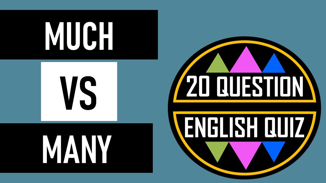 Many vs. Much Grammar Quiz | Learn English - YouTube
