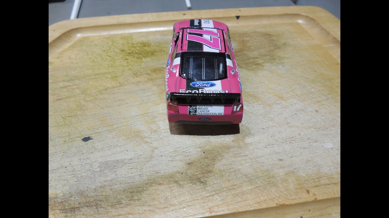 How to move waterslide decals on a NASCAR Custom 1/64 2012 Matt Kenseth ...