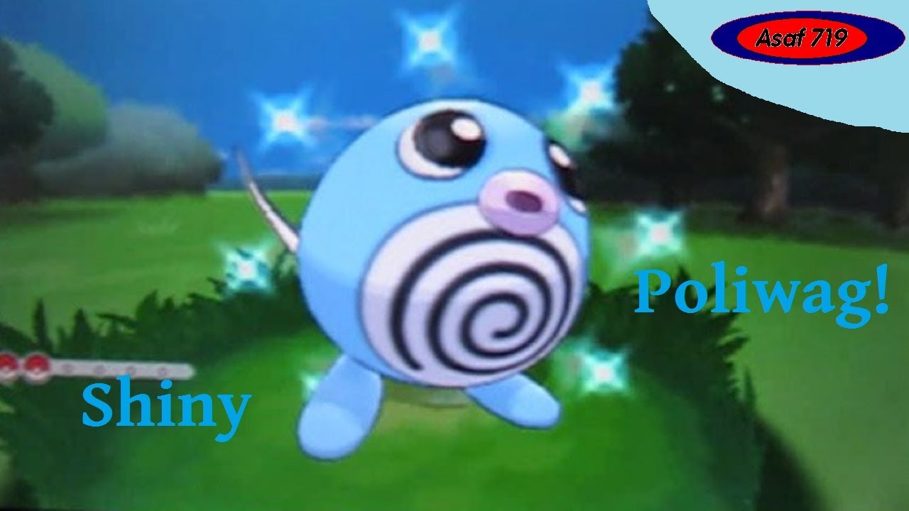 Shiny Poliwag In Pokemon X & Y! - YouTube