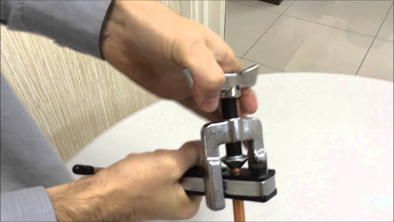 Aprenda a flangear um tubo de cobre! - YouTube