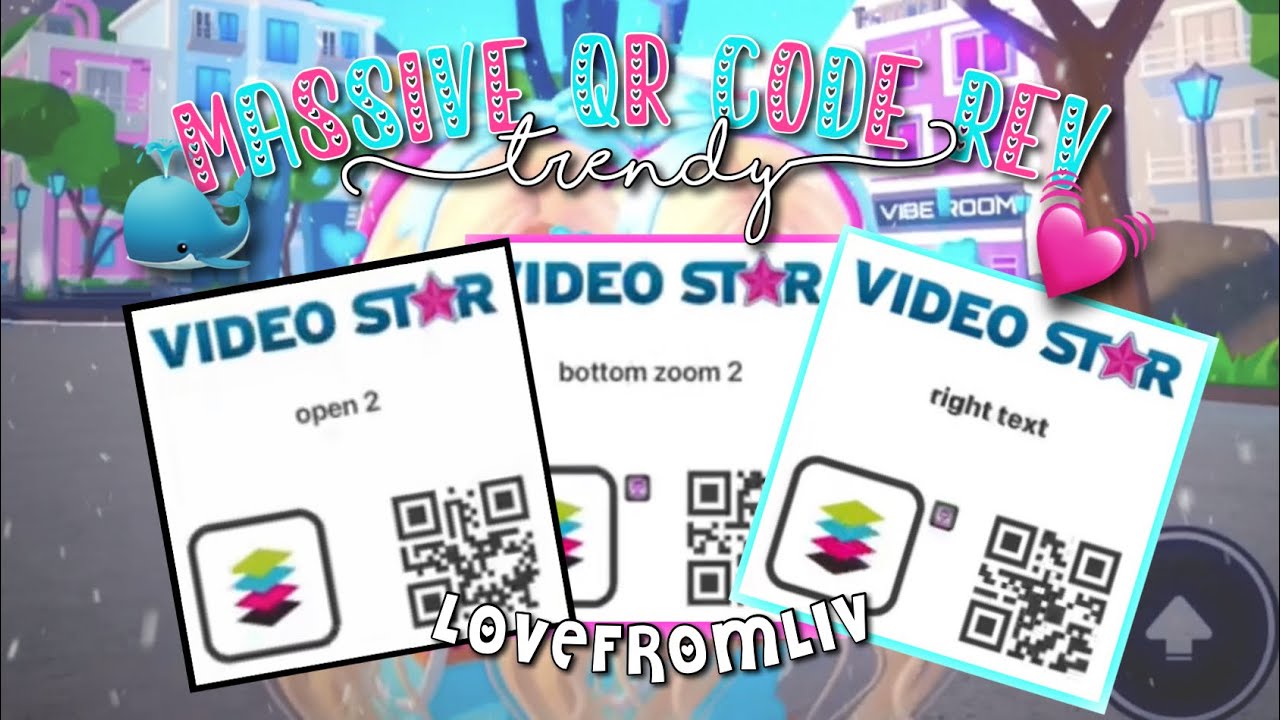 MASSIVE qr code rev (vsp + vsf) 💖🌸🌊@loveshacklivy !! 💓🌈🌷 - YouTube
