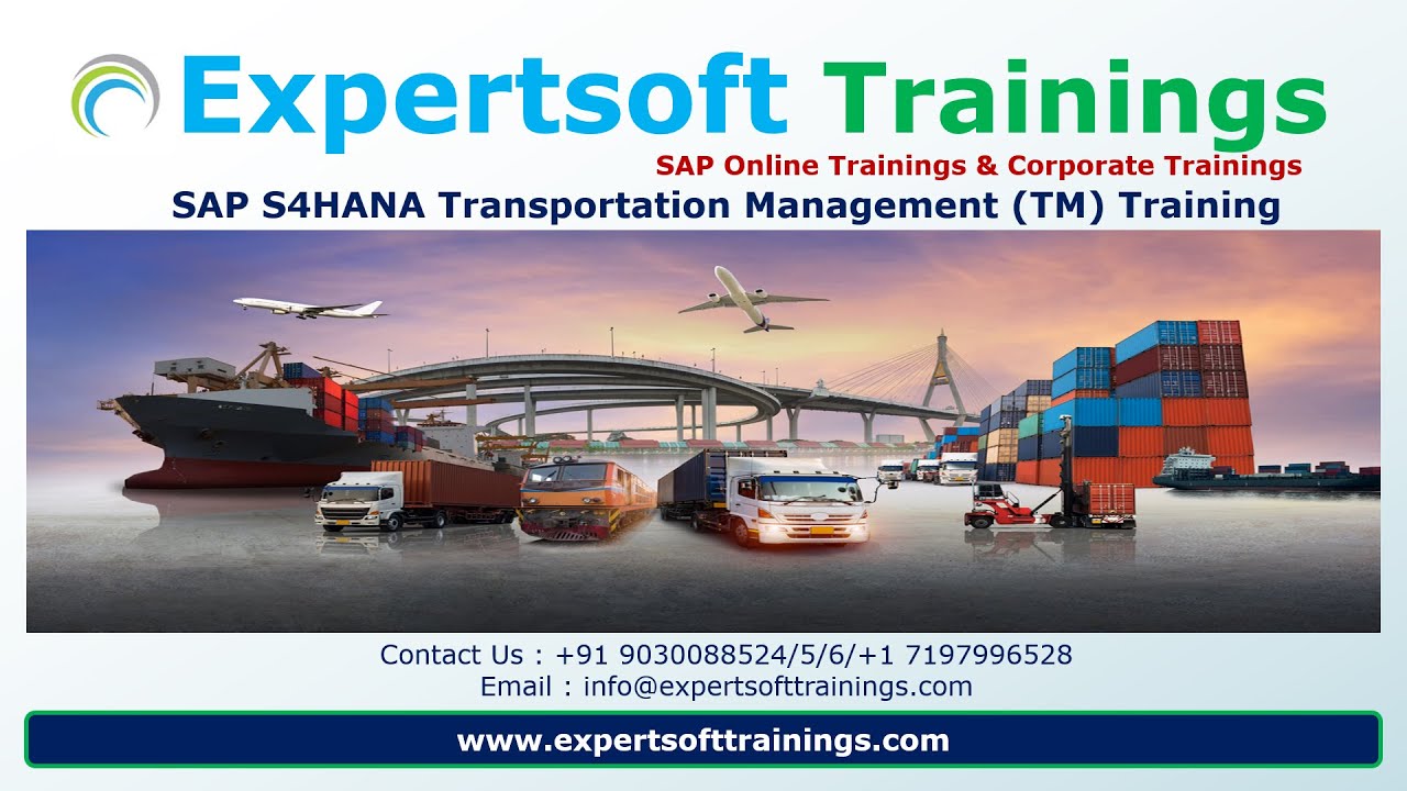 SAP S4HANA Transportation Management Corporate Training | SAP S4HANA TM ...
