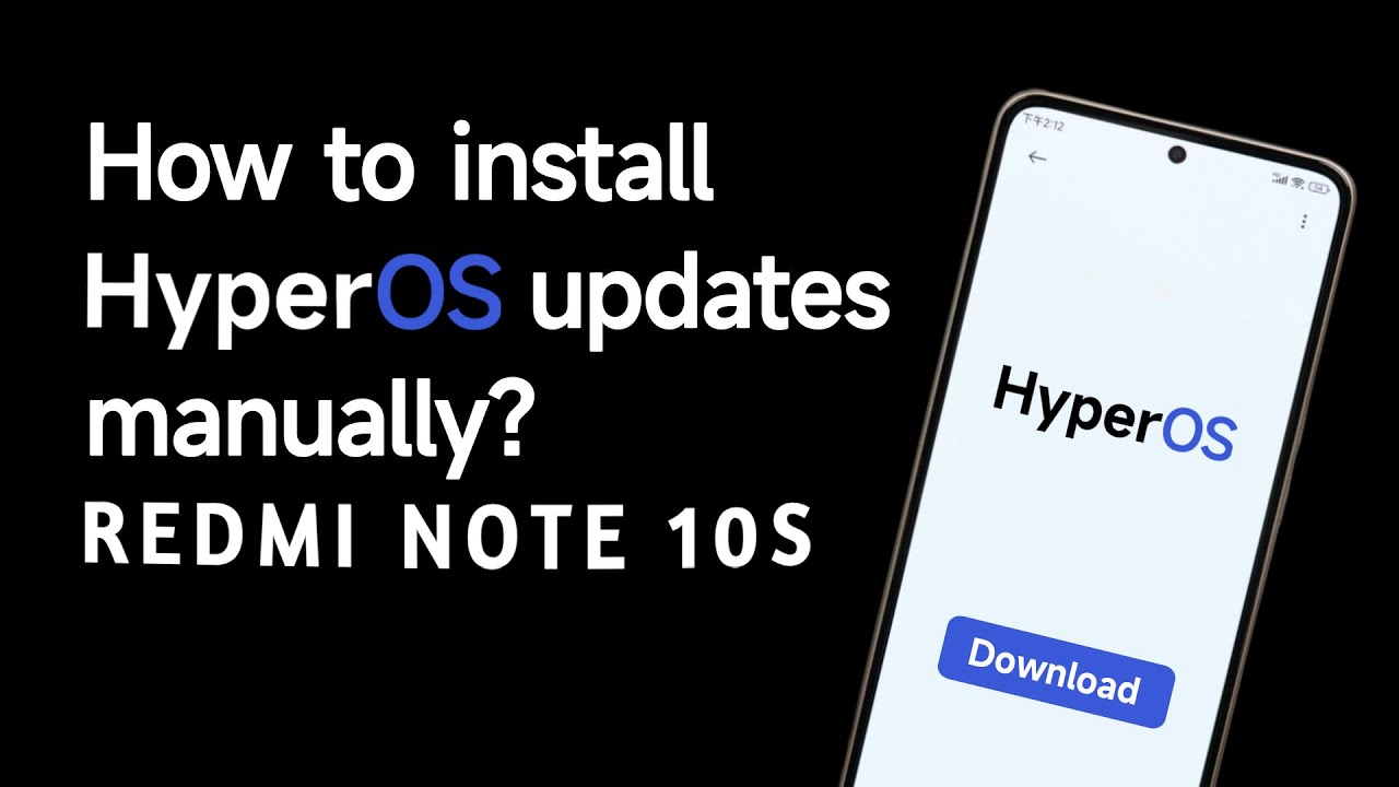 Redmi Note 10S/11SE Hyper OS Update Installation #hyperos# ...