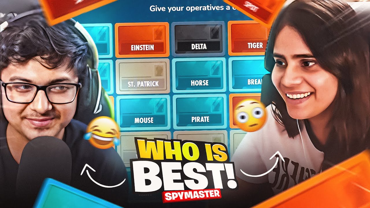 Who is The Best SpyMaster 😎 ? | Sherlock v/s MortaL | *Codenames ...