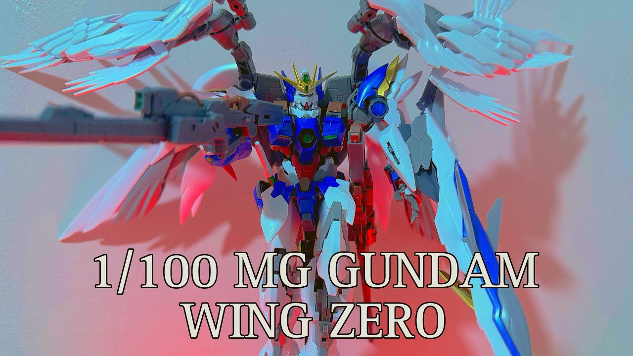 DABAN 8820 MG 1:100 Gundam Wing Zero ASMR Unboxing & Detail Shots - YouTube