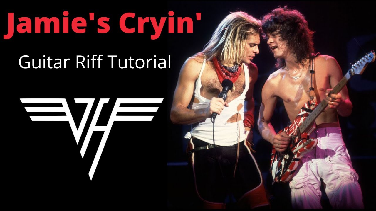 Van Halen Jamie's Cryin' Guitar Riff Tutorial - YouTube