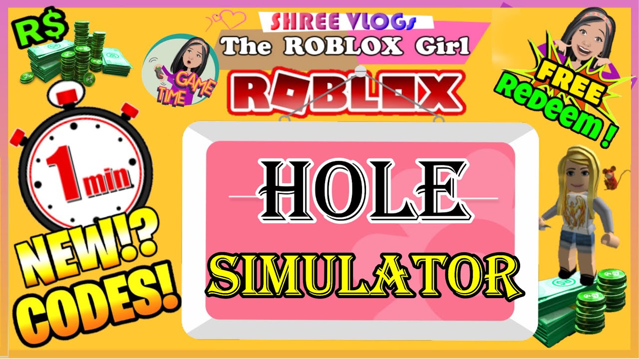 ⏱️ 🕳️ ROBLOX Hole Simulator Codes 🏨 in ⏱️ 60 Seconds! NEW Updates ...