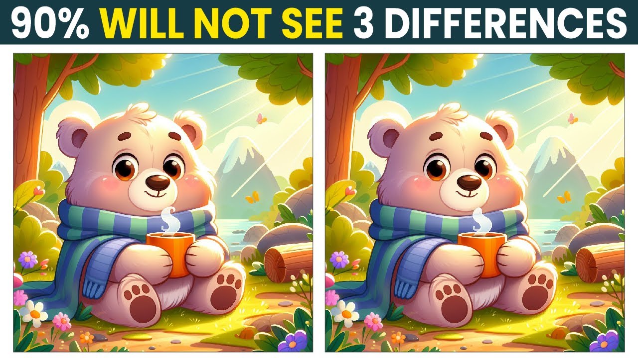 Spot the Difference: Only 1% Can Find All the Differences! - YouTube