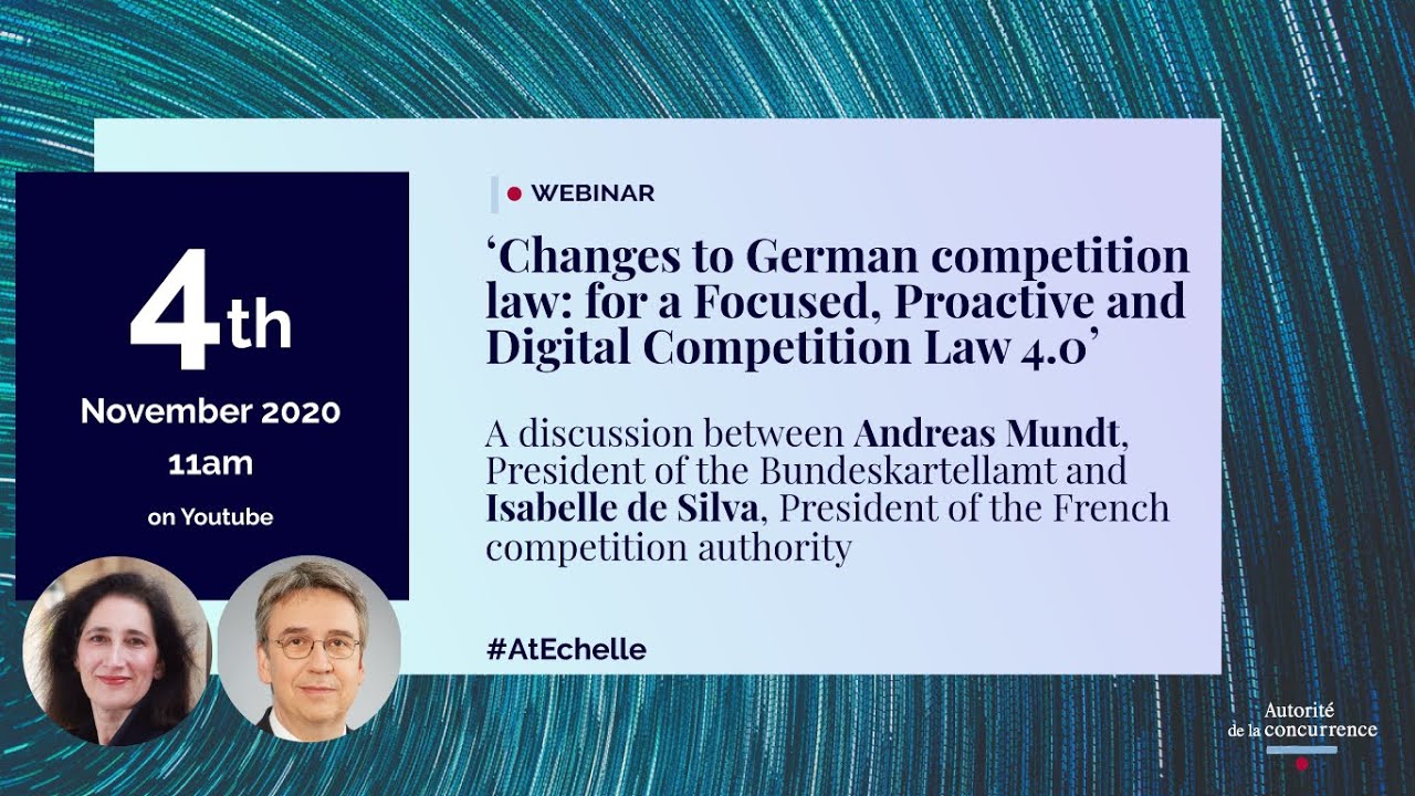 @Echelle Webinar: Changes to German competition law - YouTube