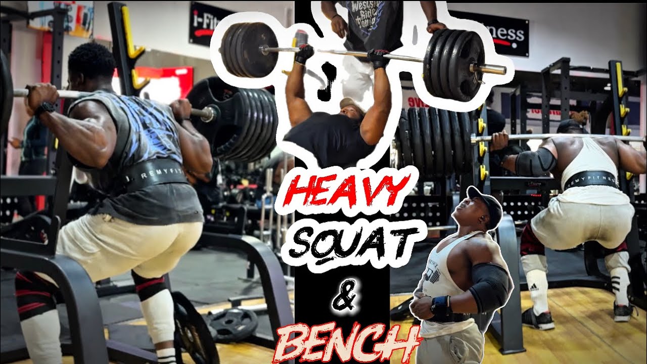 BEAST SQUAT & BENCH | DAVIDBUFFEST, LORDEVARIS - YouTube